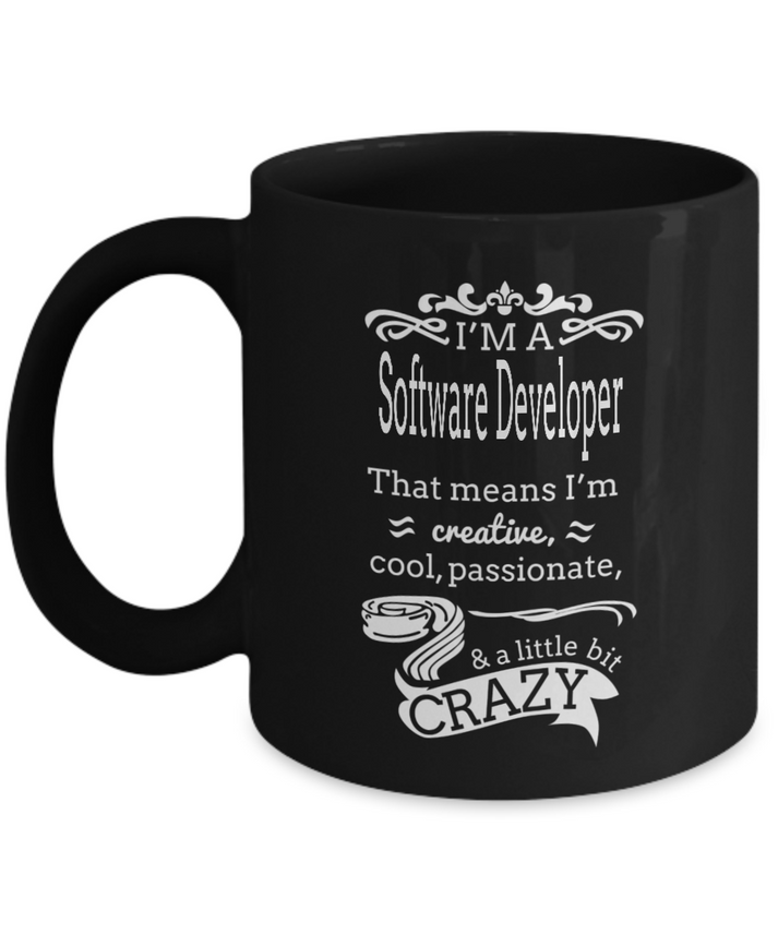 Crazy Software Developer Mug – The VIP Emporium