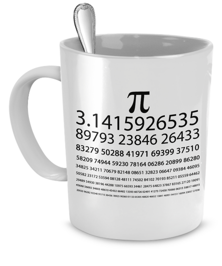 Pi Chart White Mug