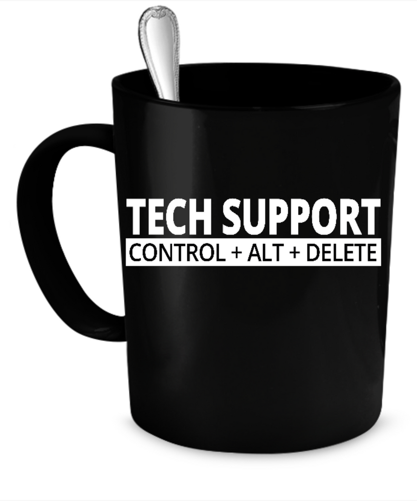 Tech Support Message Mug