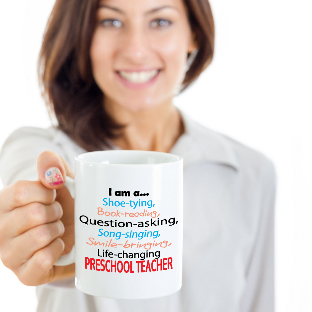 Life-changing Preschool Teacher - Appreciation Gift - 11oz Ceramic Mug